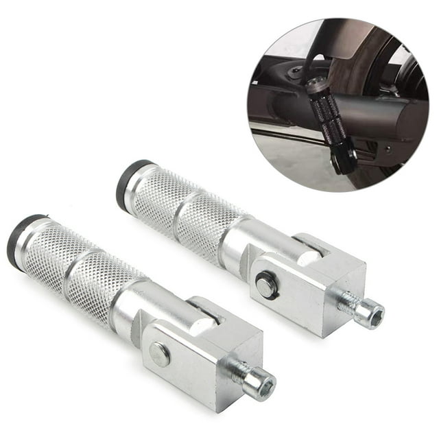 BFY Motorcycle Universal M8 Foldable Foot Pegs Passenger Footpegs ...