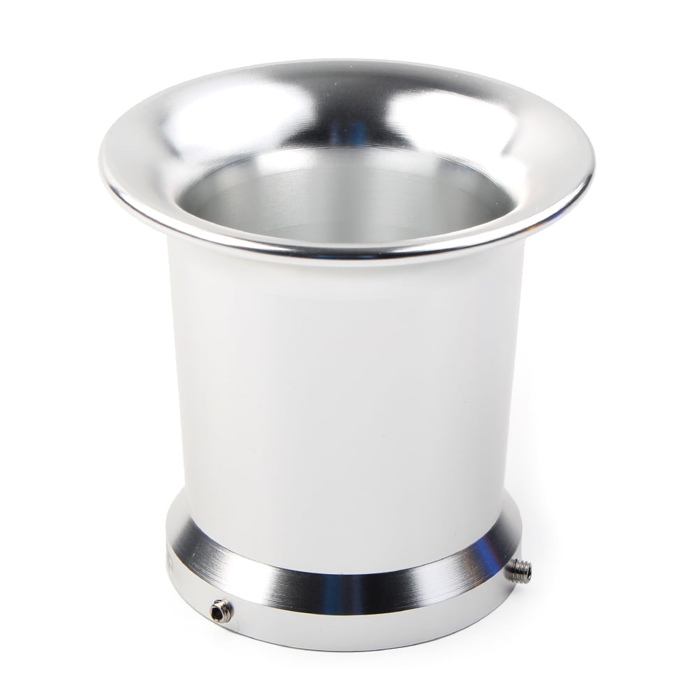 BFY Silver 55mm Motorcycle Velocity Stack Air Filter Cup CNC Aluminium ...