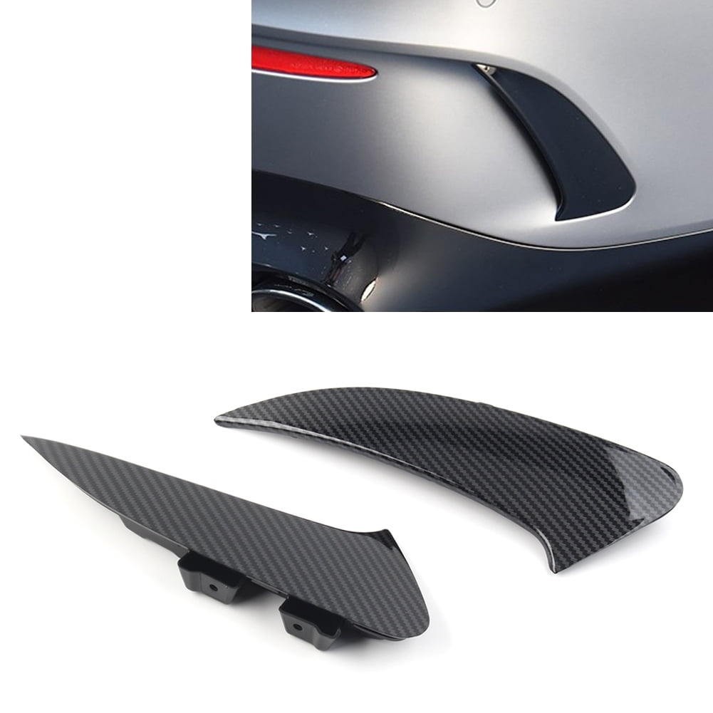 BFY for Mercedes Benz CLA C118 2020 Black Rear Bumper Vents Splitter ...