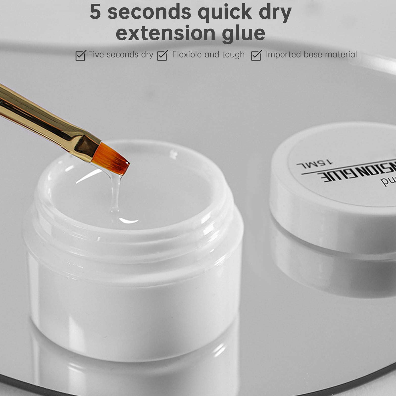 BFYSFBAIG 15ml Extension Glue for Nail Tips and Press Nails Nail ...