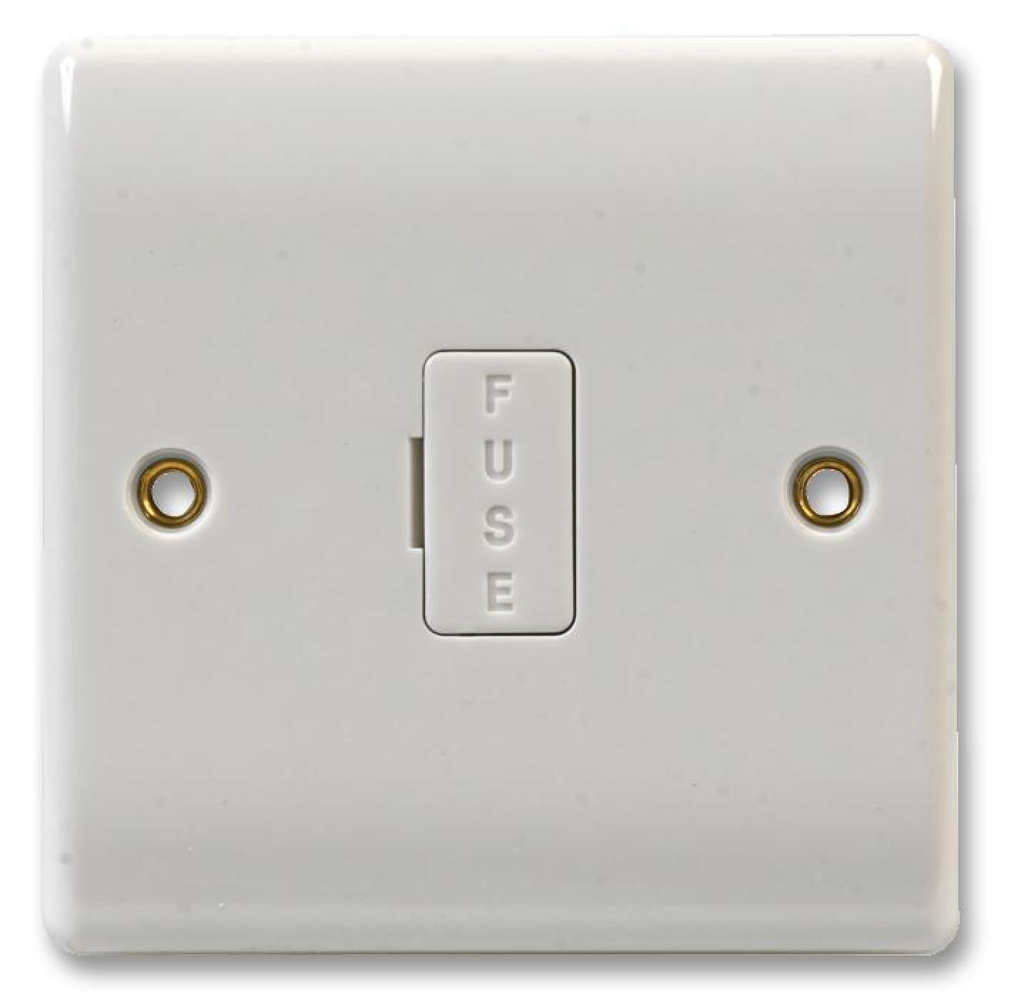BG - 13A Unswitched Fused Spur + Flex Outlet, White - Walmart.com