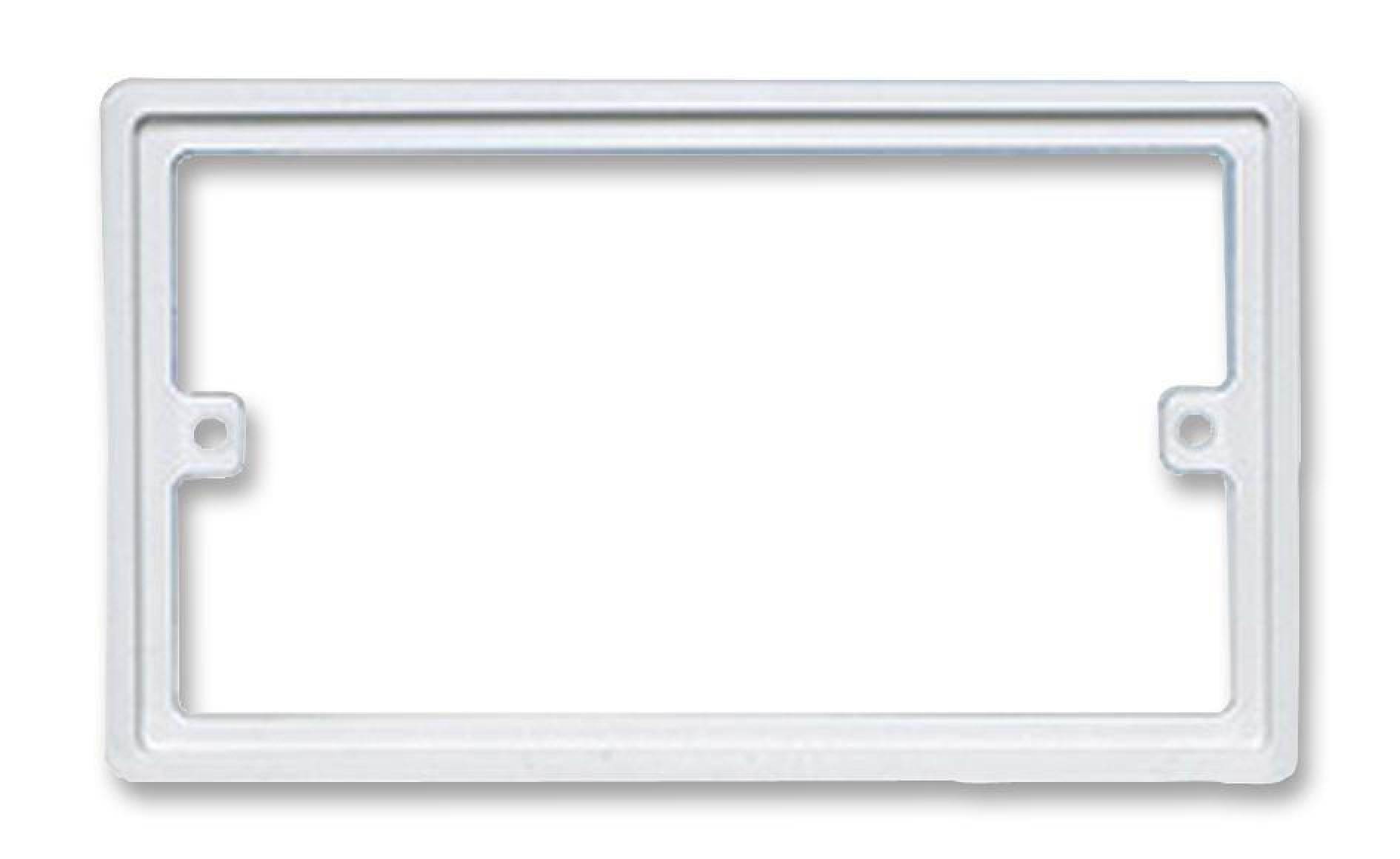 BG - 2 Gang Pattress Spacer, 10mm White - Walmart.com