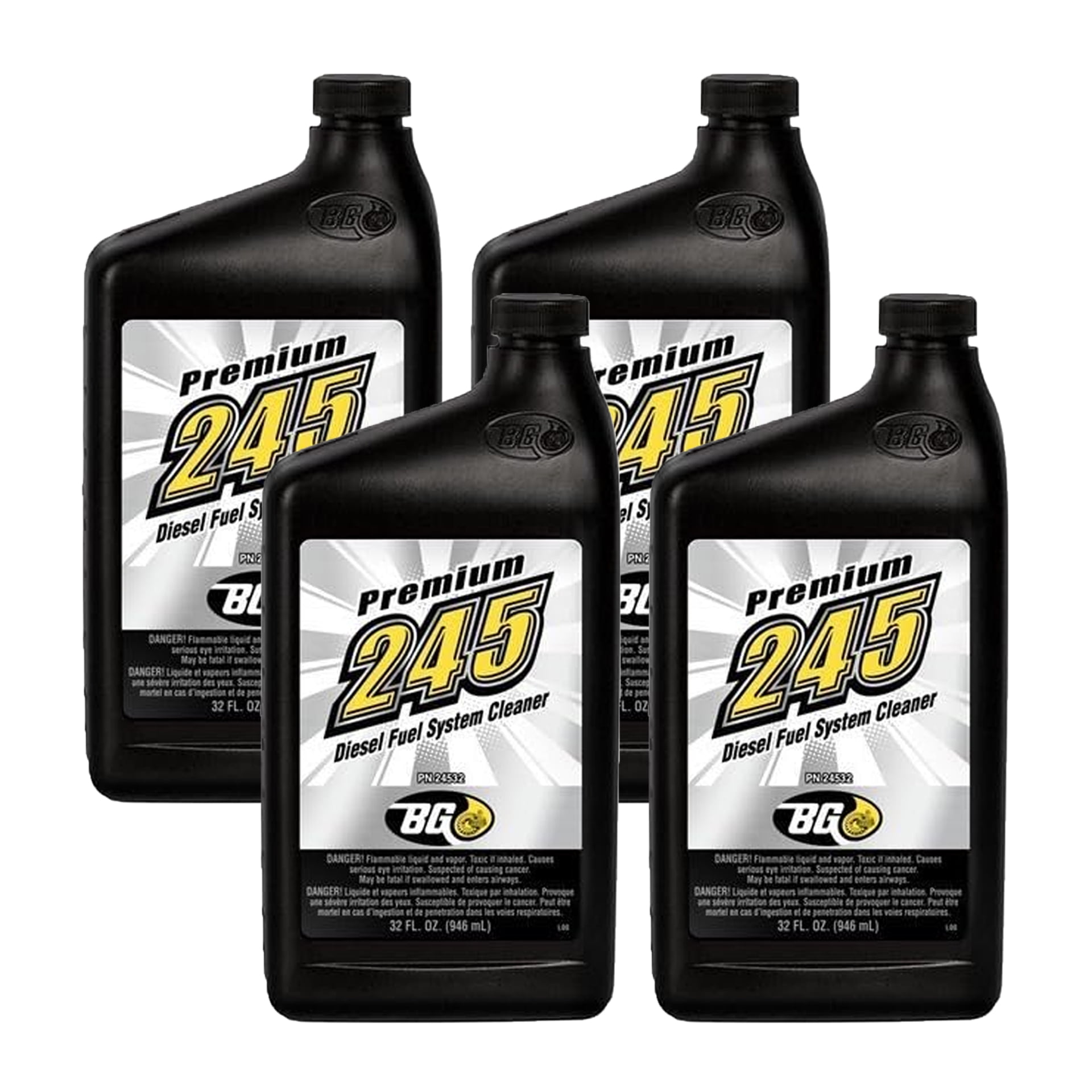 BG 245 Premium Diesel Fuel System Cleaner - 32 FL OZ (4) - Walmart.com