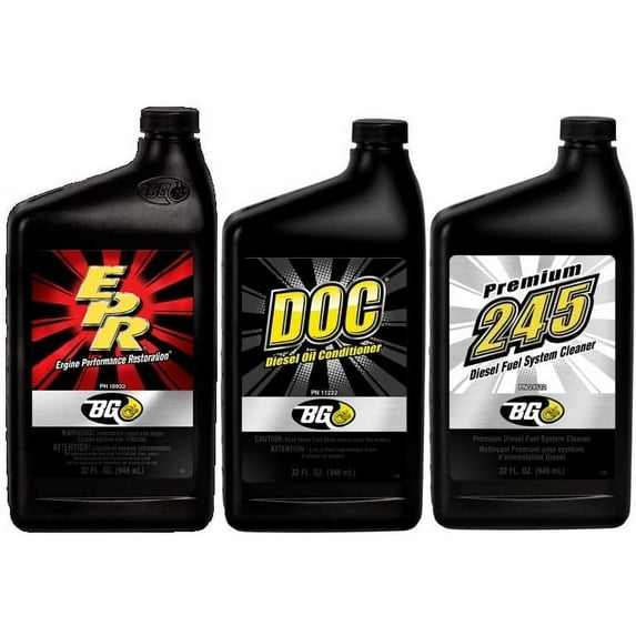 BG Diesel Engine & Fuel System Kit – EPR Cleaner + DOC Oil Conditioner ...