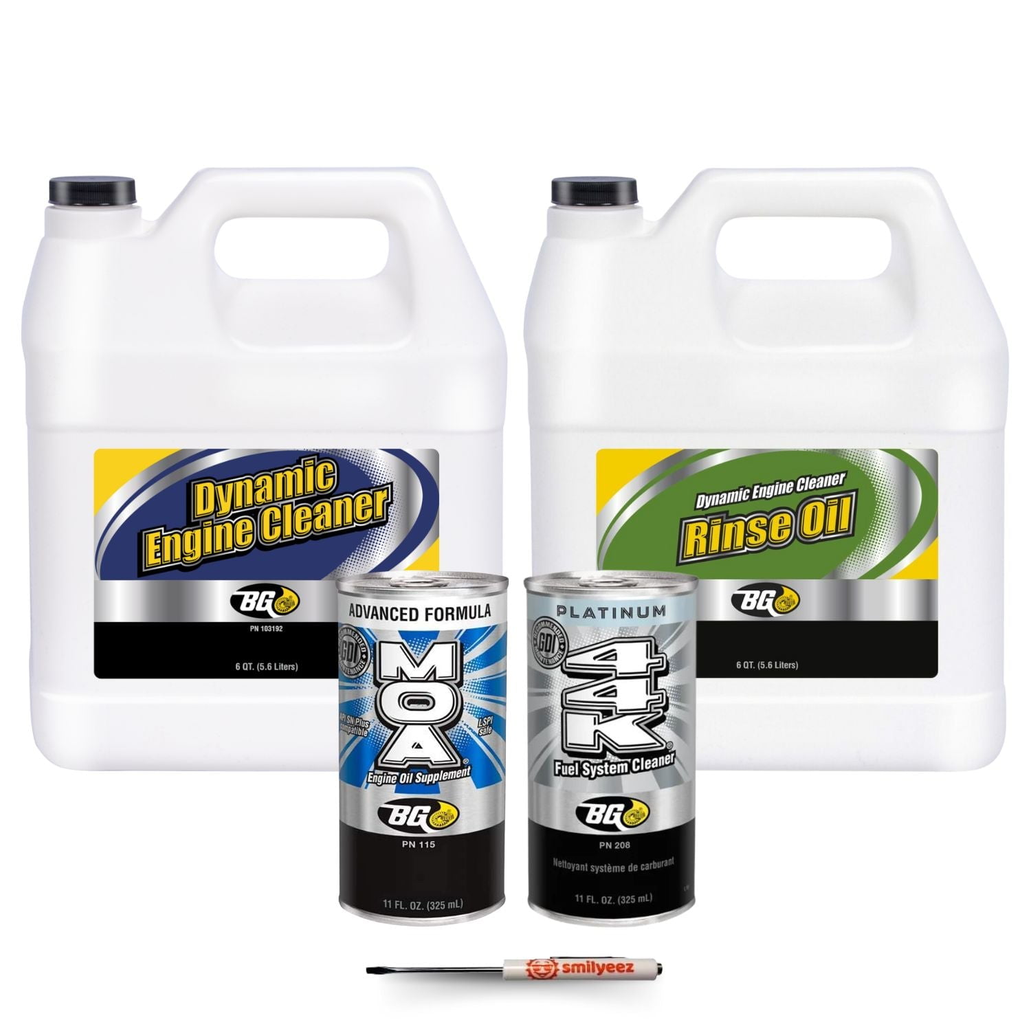 BG Dynamic Engine Restoration Service Kit with Dual-Action Cleaning ...
