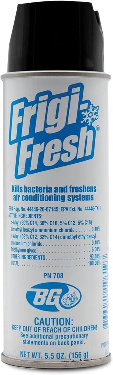 Motor God BG Frigi-Fresh 5.5 oz. Car Air Freshener and Cleaner, Odor ...