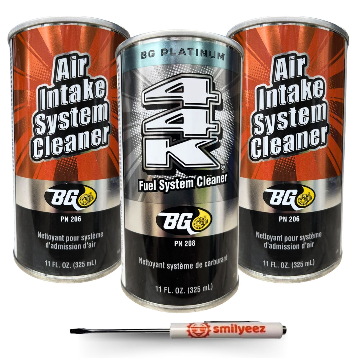 BG Fuel Induction Service Kit PN 2902 Intake and Fuel System Cleaner PN ...