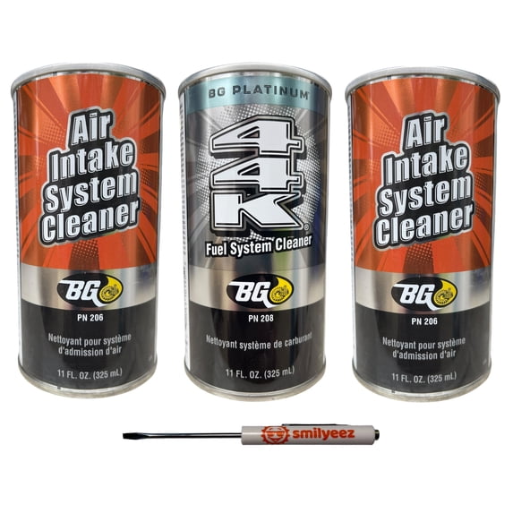 BG Fuel Induction Service Kit 2902 Intake Cleaner & BG 44K Fuel System ...