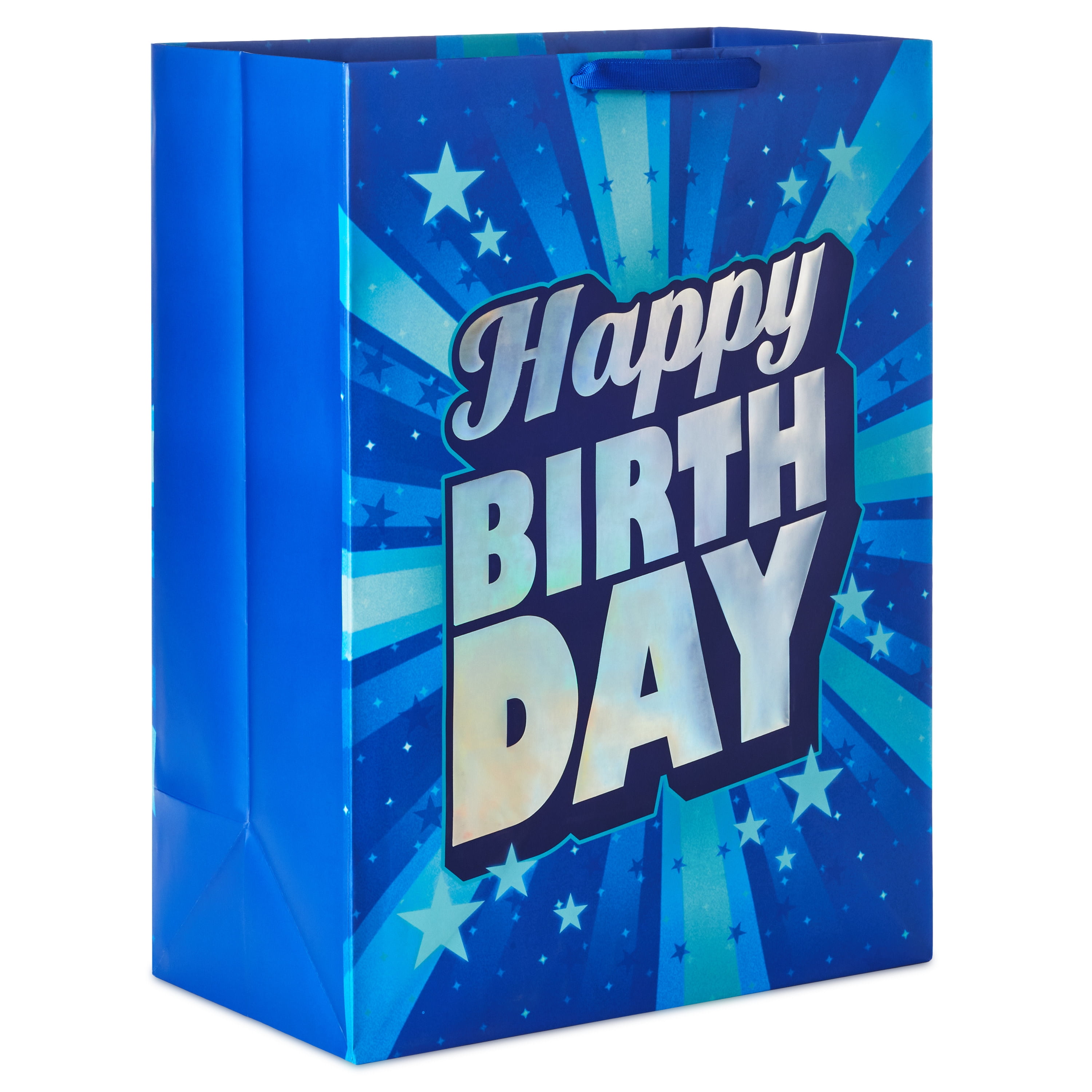 Hallmark Jumbo Birthday Gift Bag (Retro Blue Rays) - Walmart.com