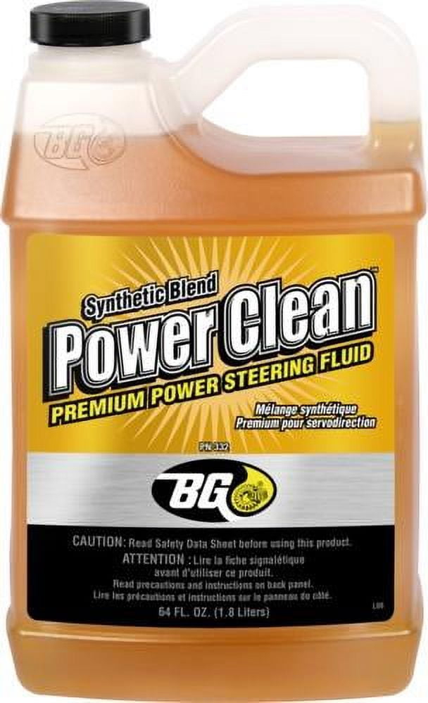BG Power Clean Synthetic Blend Premium Power Steering Fluid PN 332 (1 ...