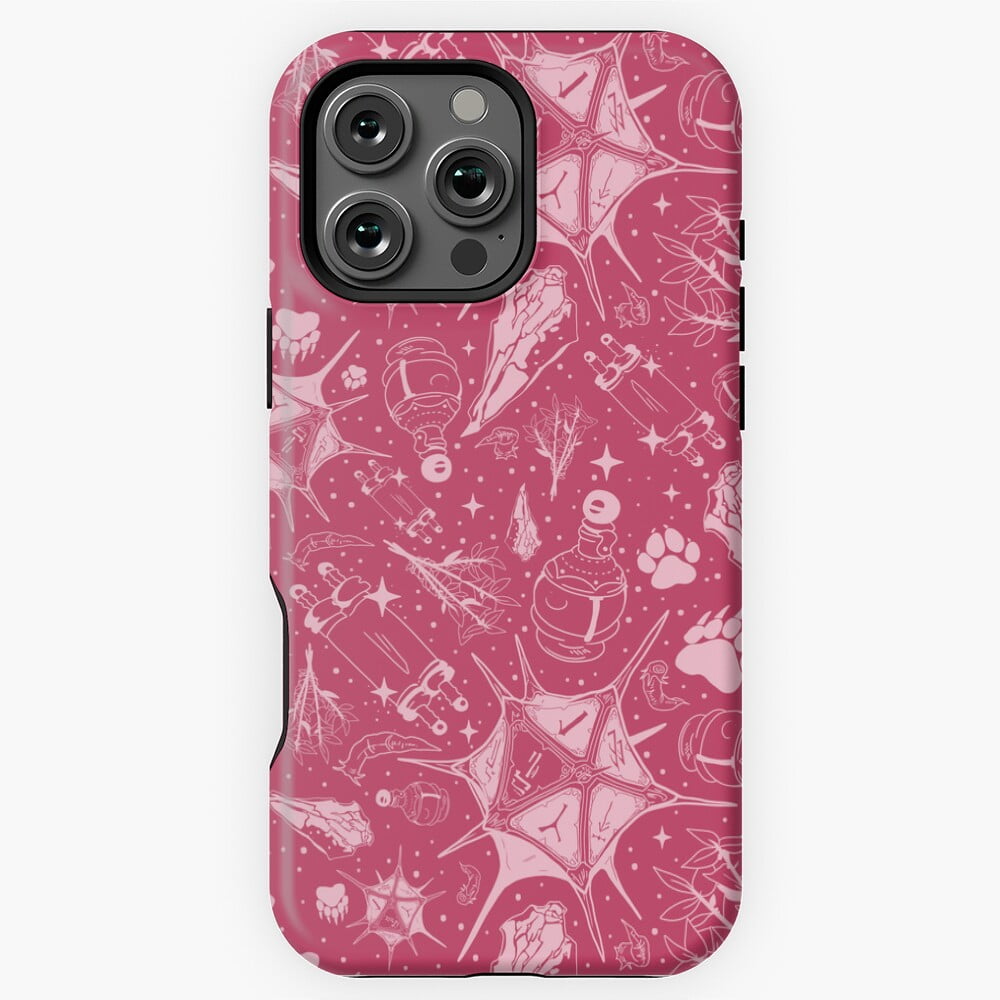 BG3 Pattern Inspired Fantasy Gaming Fan Art Phone Case Compatible with ...