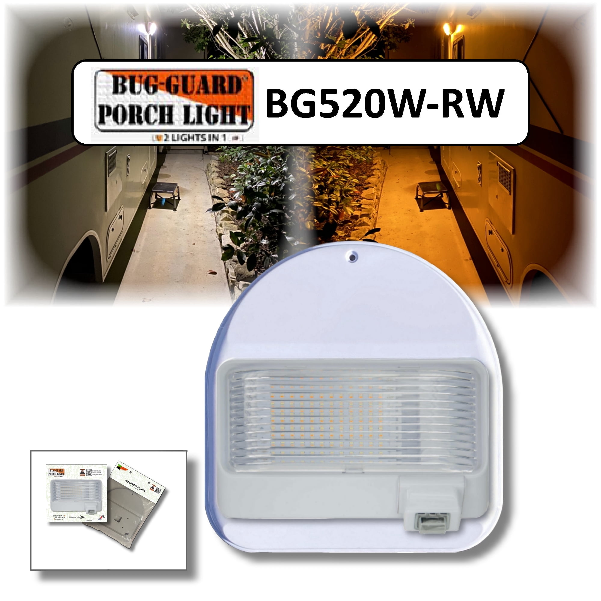 BG520W-RW, RV Exterior Dual Color High Performance Long-Life IP65 Rated ...
