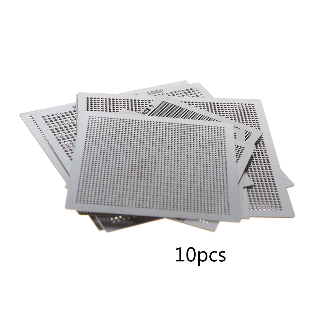 BGA Reballing Universal Stencil Template Kit for Computer IC Chip ...