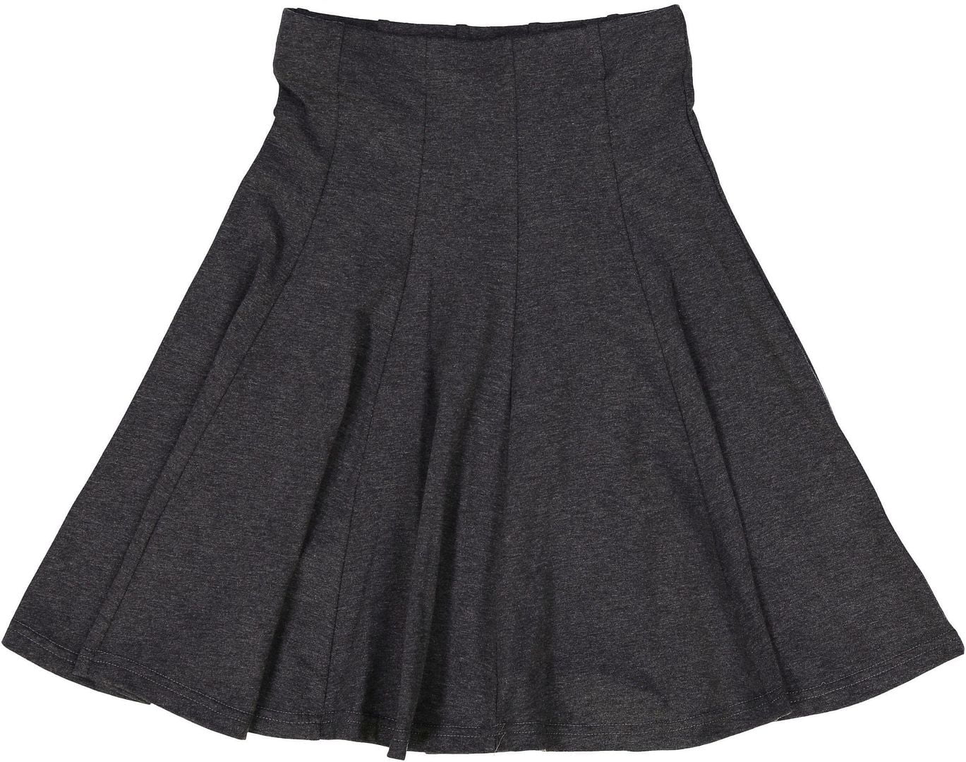 BGDK Girls Uniform Cotton Pleated Panel Skirt BK1602 dark heather 7 ...