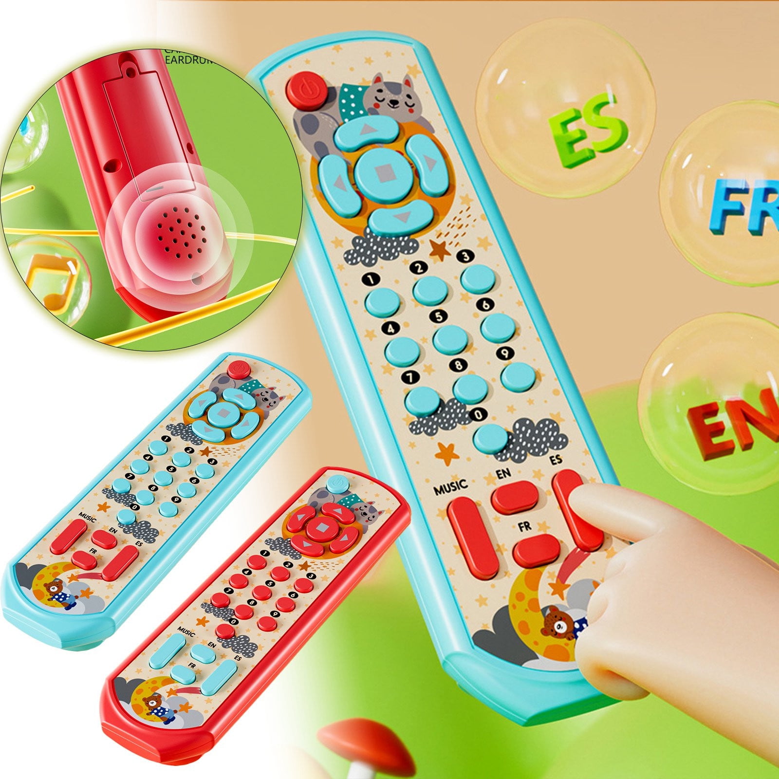 BGFIIPAJG "Delightful Learning With Cartoon Music Remote For Kids ...