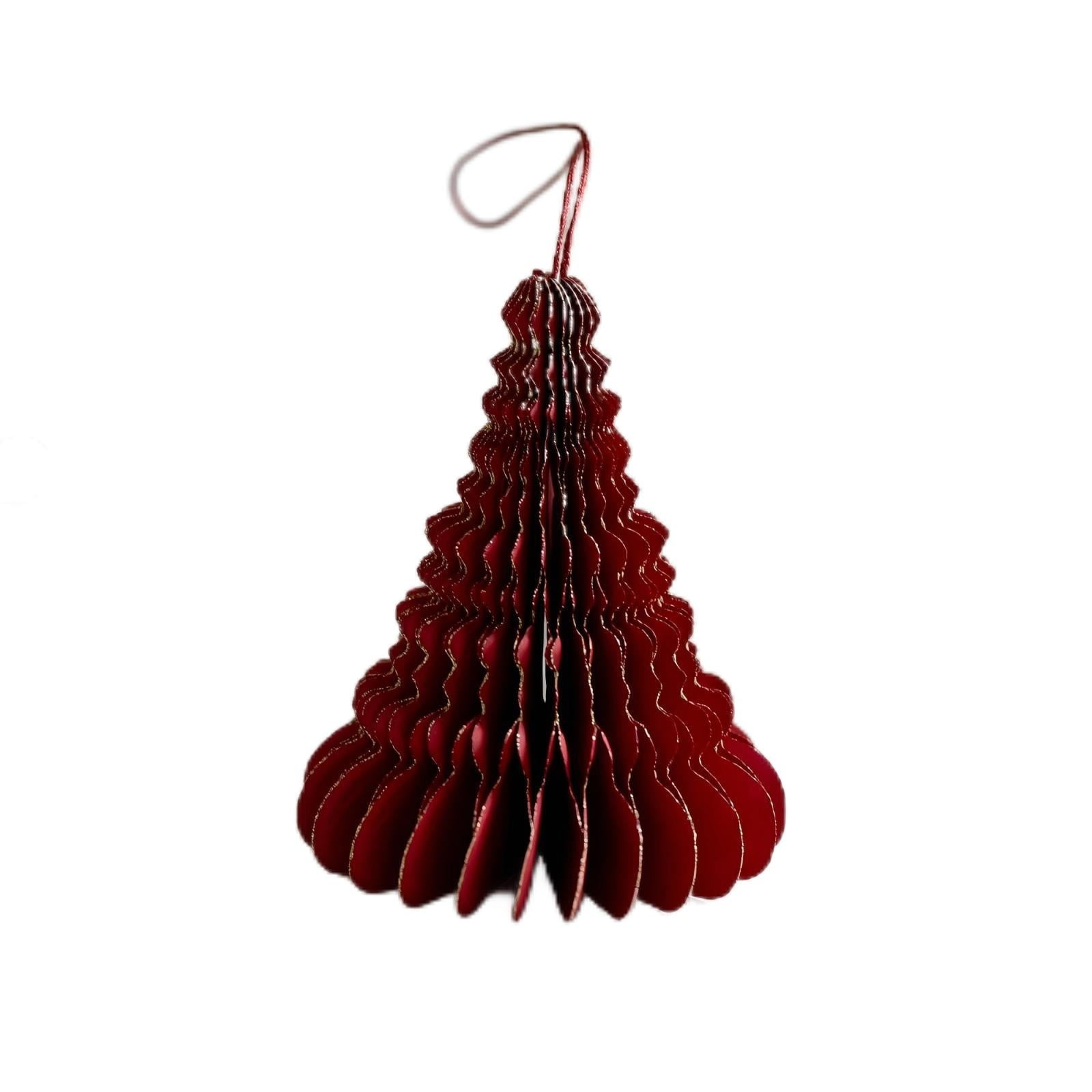 BGFIIPAJG Paper Christmas Tree,3D Honeycomb Trees Table Centerpiece for ...