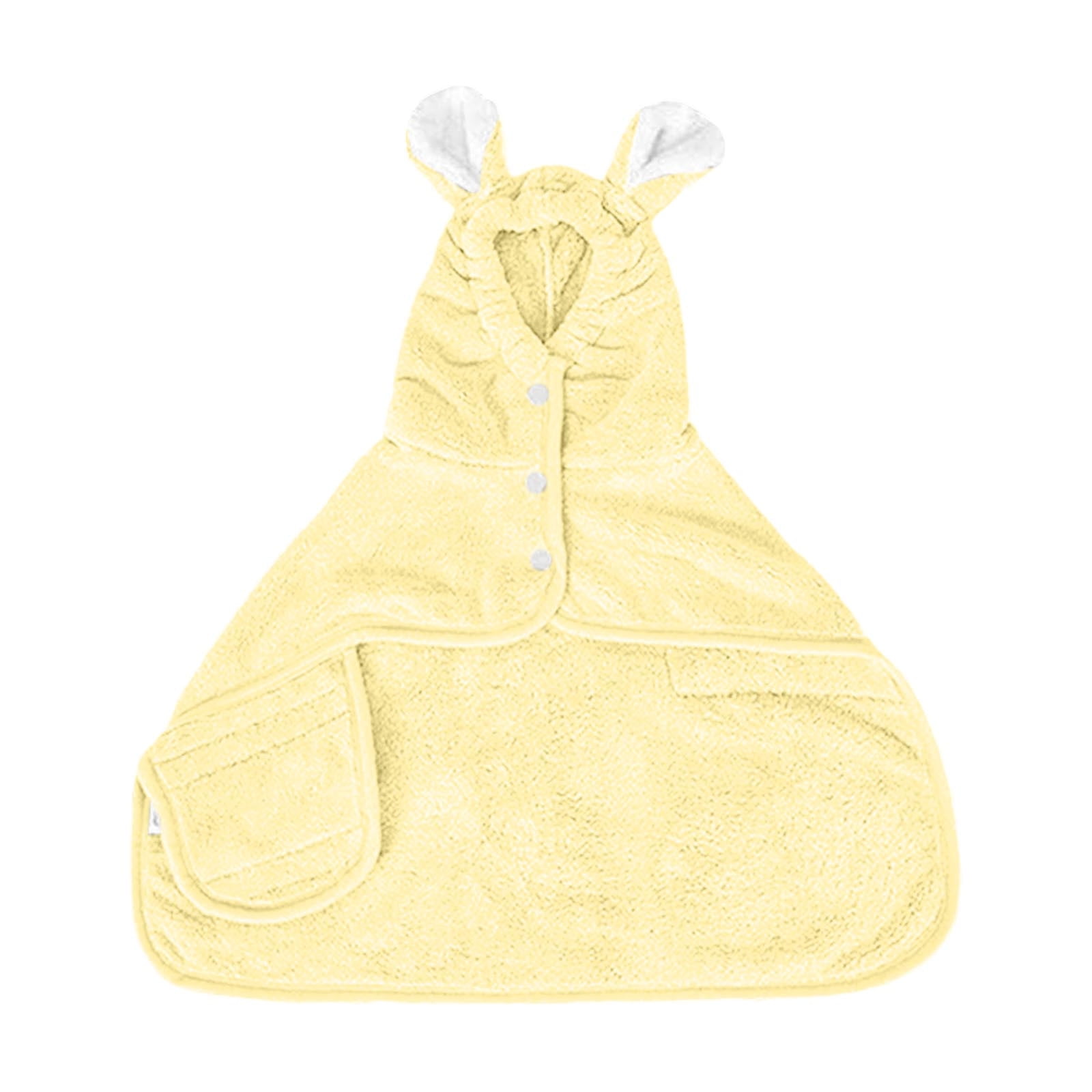 BGFIIPAJG Quick-Dry Pet Bathrobe & Towel with Hood - Coral Absorbent ...