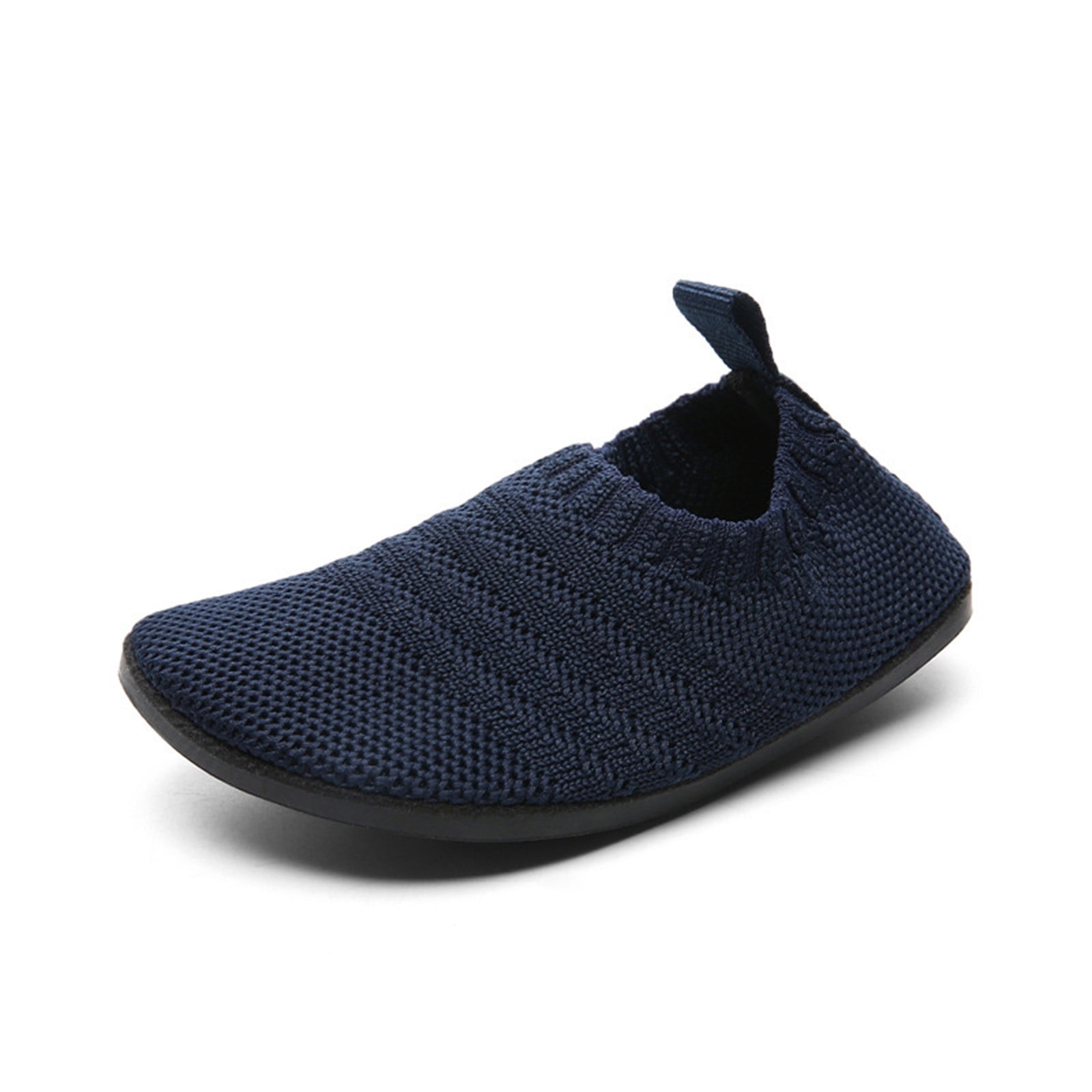 BGFIPAJG Girls' Pull-On Knit Casual Shoes, Kids' Breathable Mesh Sock ...