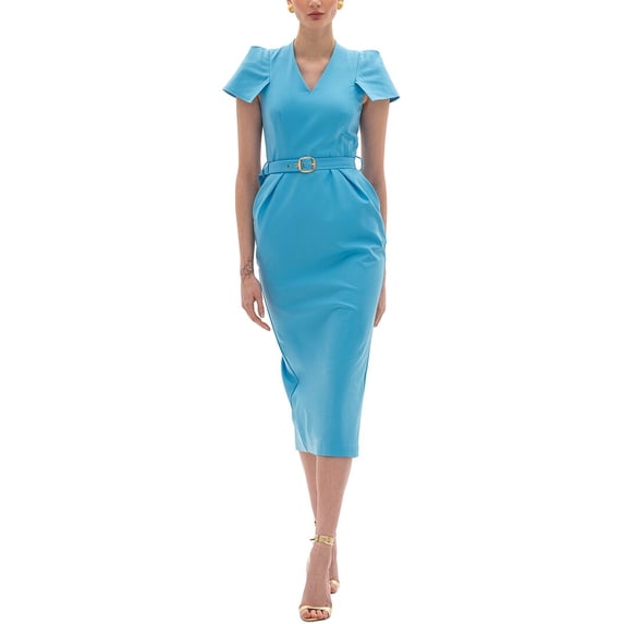 BGL womens Sheath Dress, 14, Blue - Walmart.com
