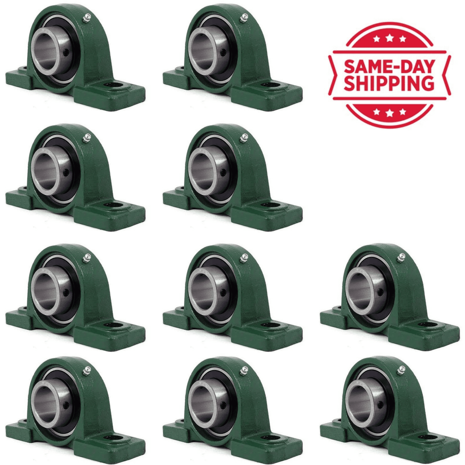 BGR 10 PCS UCP 207-20 Pillow Block Bearing 1-1\4" Bore Self Aligning 2 ...