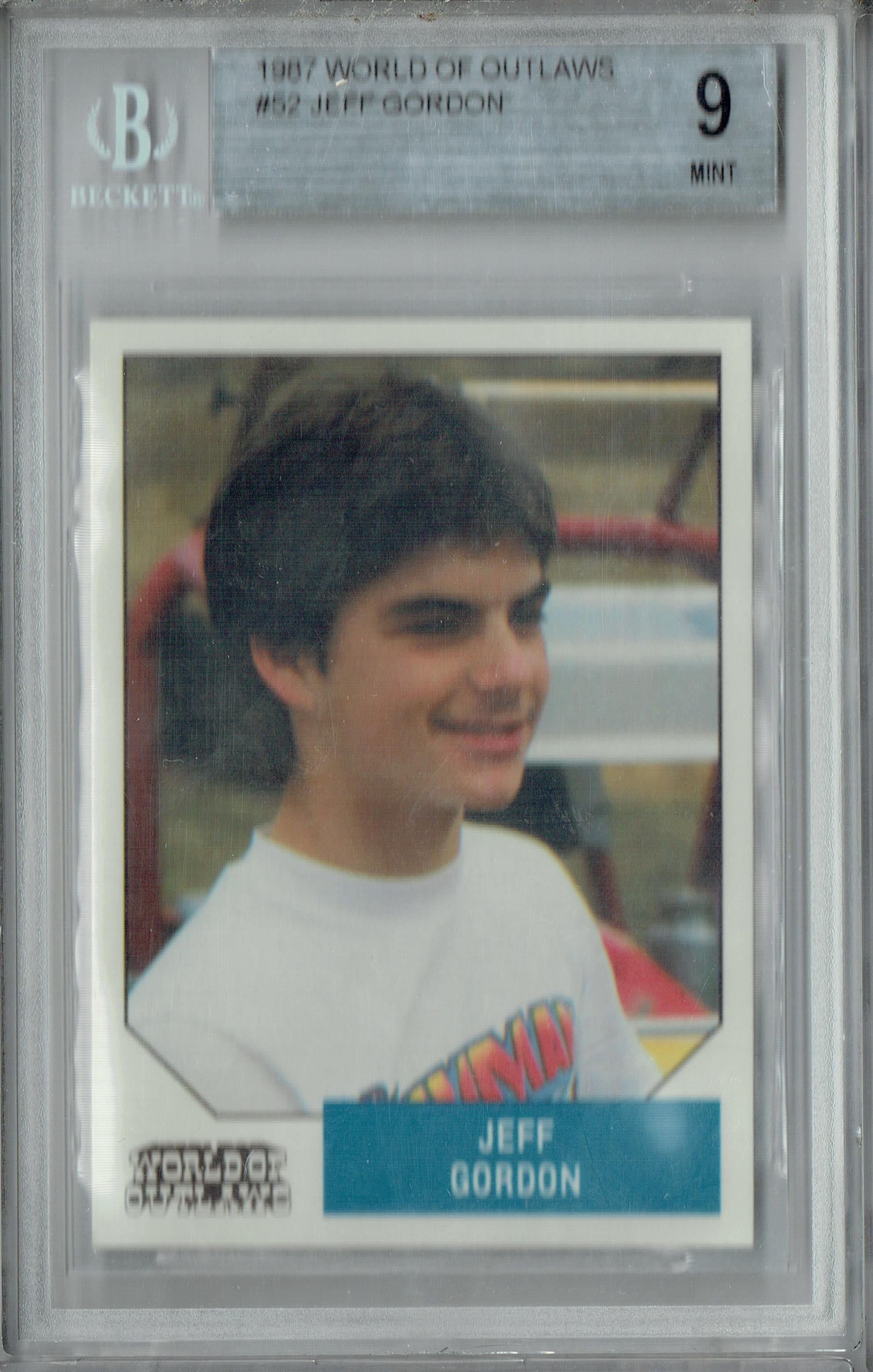 BGS 9 Jeff Gordon 1987 World of Outlaws #52 Rookie Card - Walmart.com