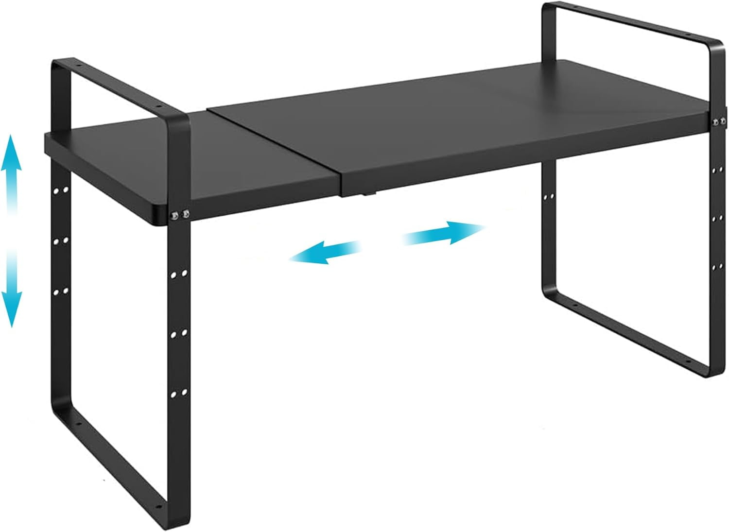 BGYNTYU Expandable Cabinet Storage Shelf Organizer Rack Heavy Duty ...