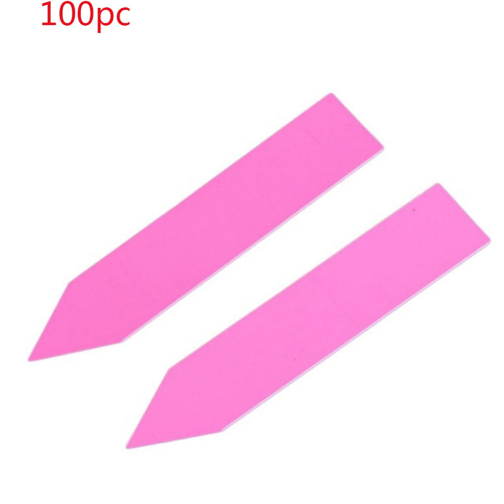 BGZLEU 100 Pcs Plastic Plant Nursery Garden Labels 5 Colors 2 Inch Pot ...