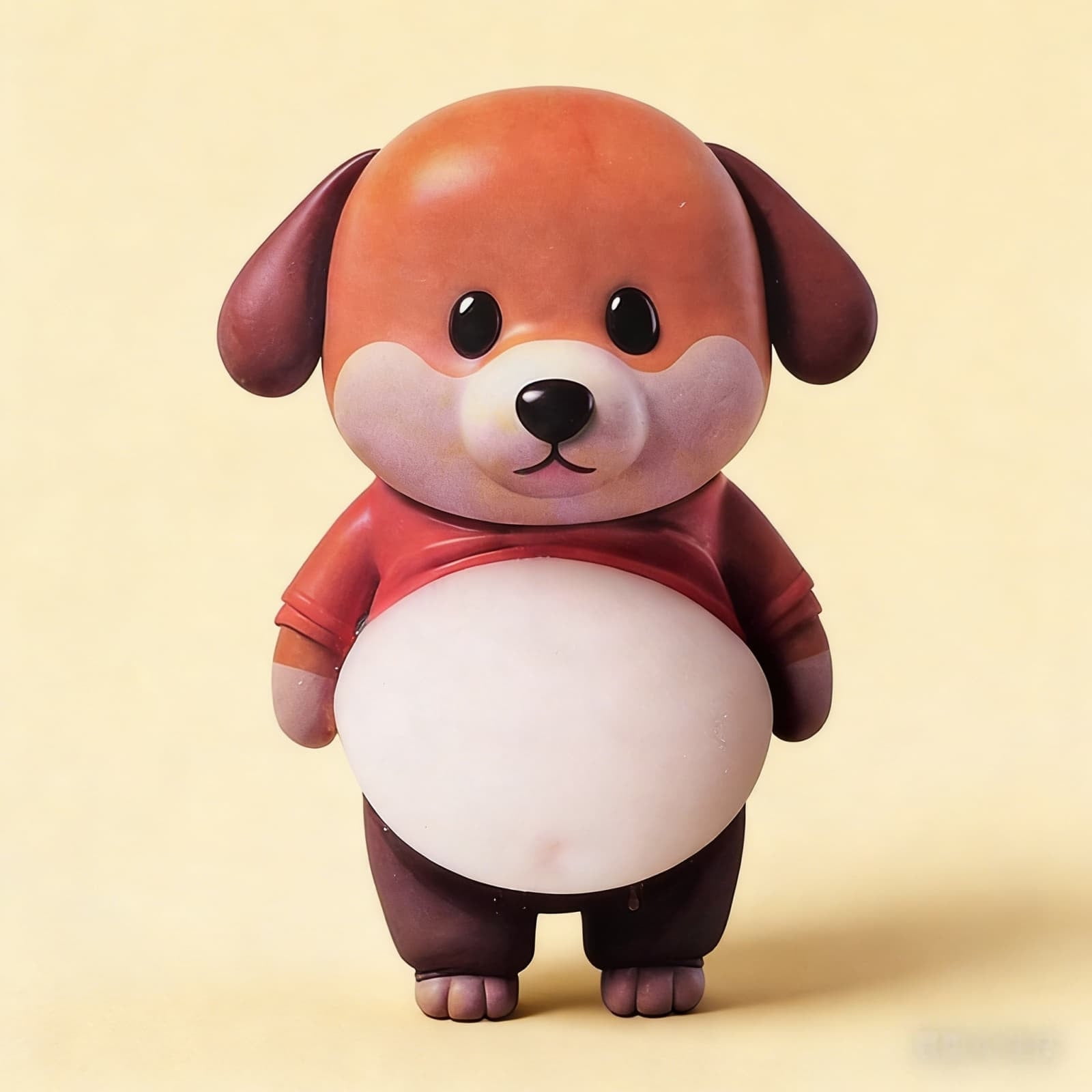 BGZLEU 3D Shiba Inu Dog Belly Sticker,Super Soft Silicone Anti ...