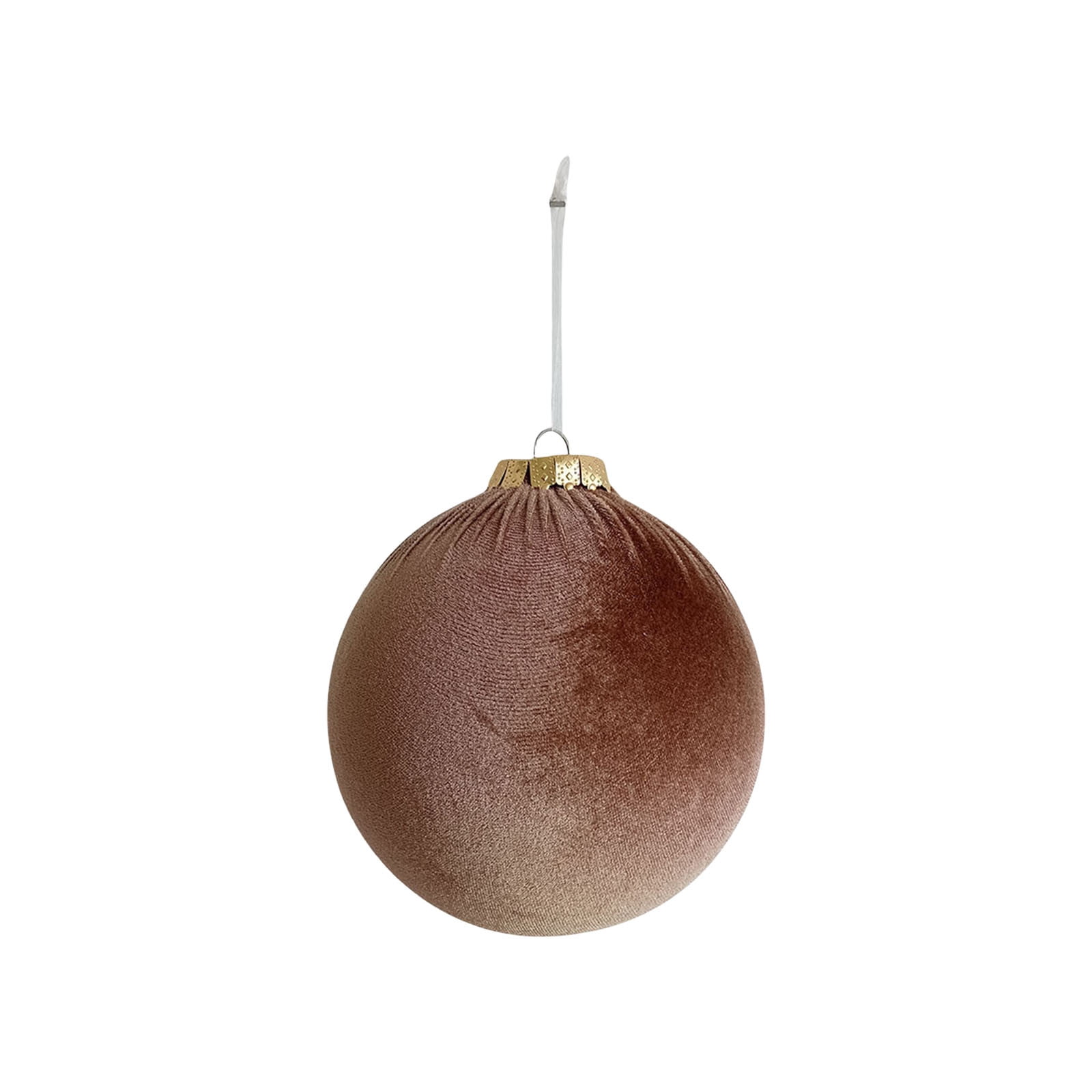 BGZLEU 4 PCS Christmas Large Velvet Balls Ornaments 4.3In Shatterproof ...