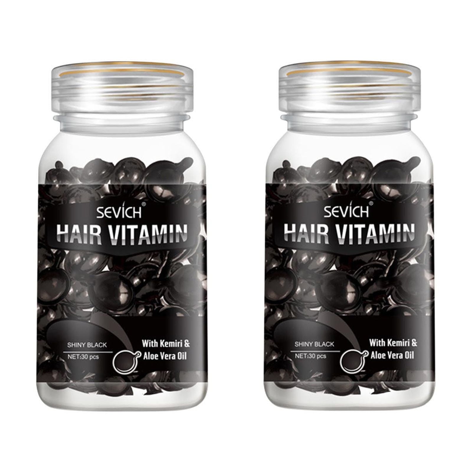 BGZLEU 60pcs Hair Oil Capsules, Hair Treatment Serum Oil Capsules ...