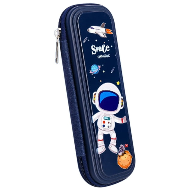 BGZLEU Astronaut Plastic Pencil Case - Space Pencil Box,Galaxy Pencil ...