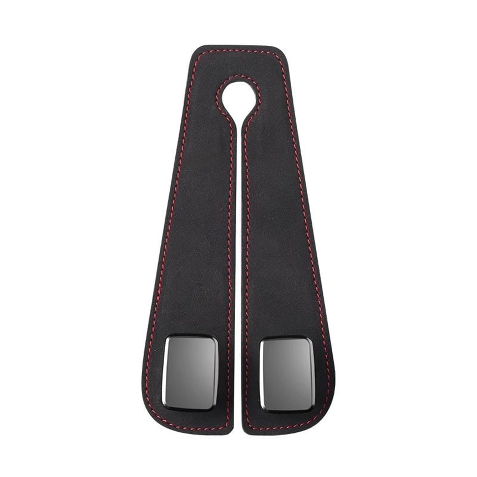 BGZLEU Car Seat Back Double Hooks, Leather Car Seat Headrest Double ...
