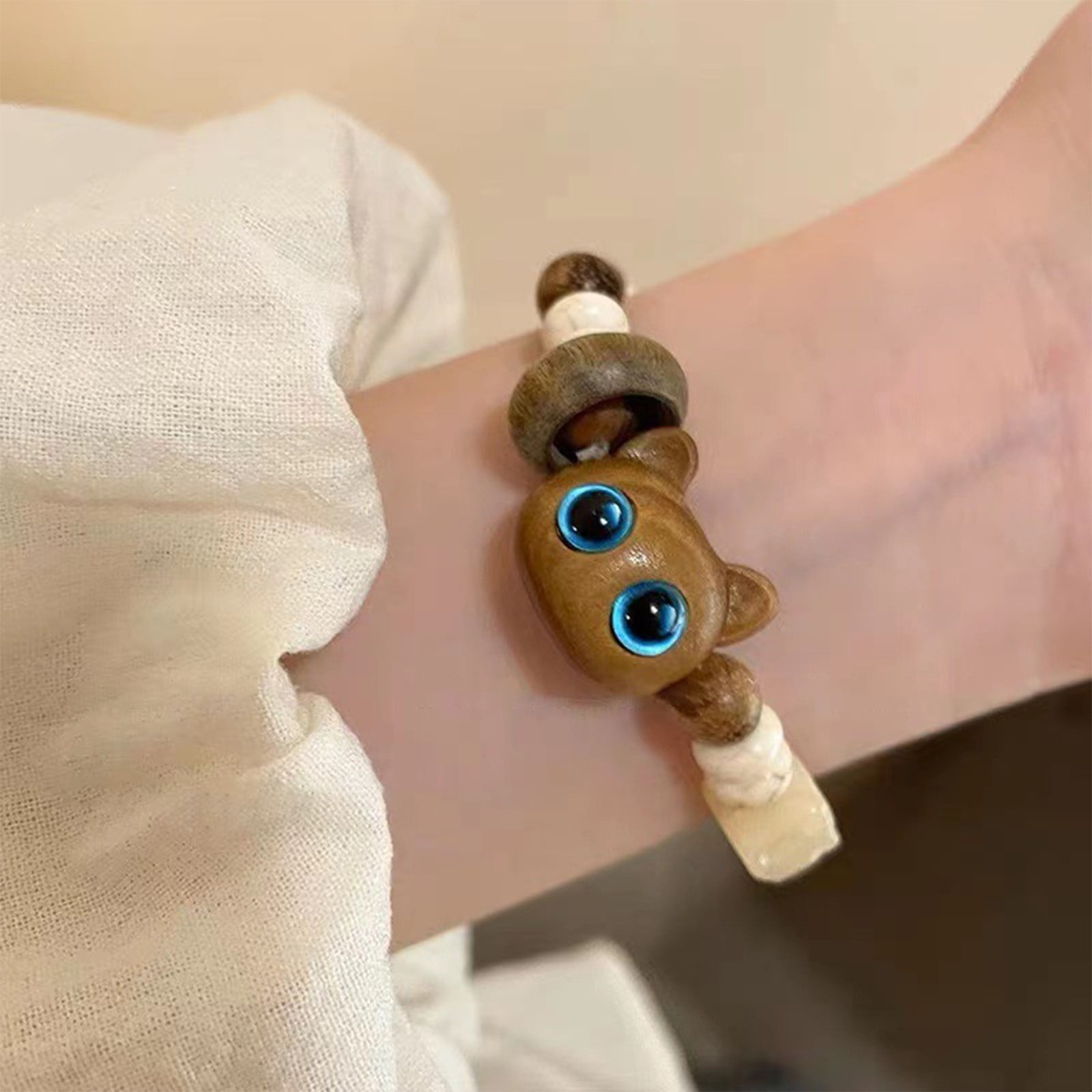 BGZLEU Cat Bracelet, Cat Jewelry Gifts for Women Men Feng Shui Crystal ...