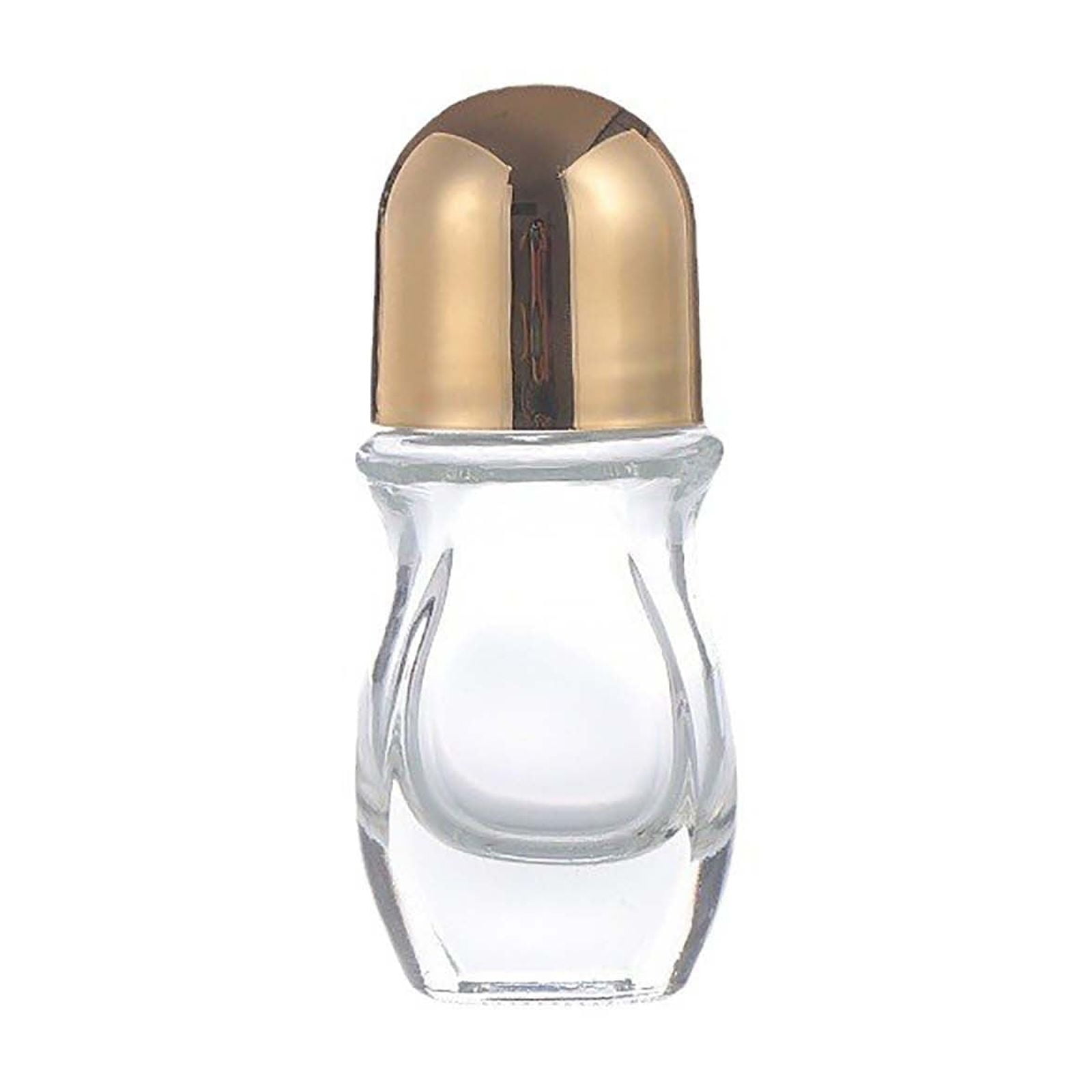 BGZLEU Clear Glass Deodorant Roller Bottle with Plastic Roller Ball ...