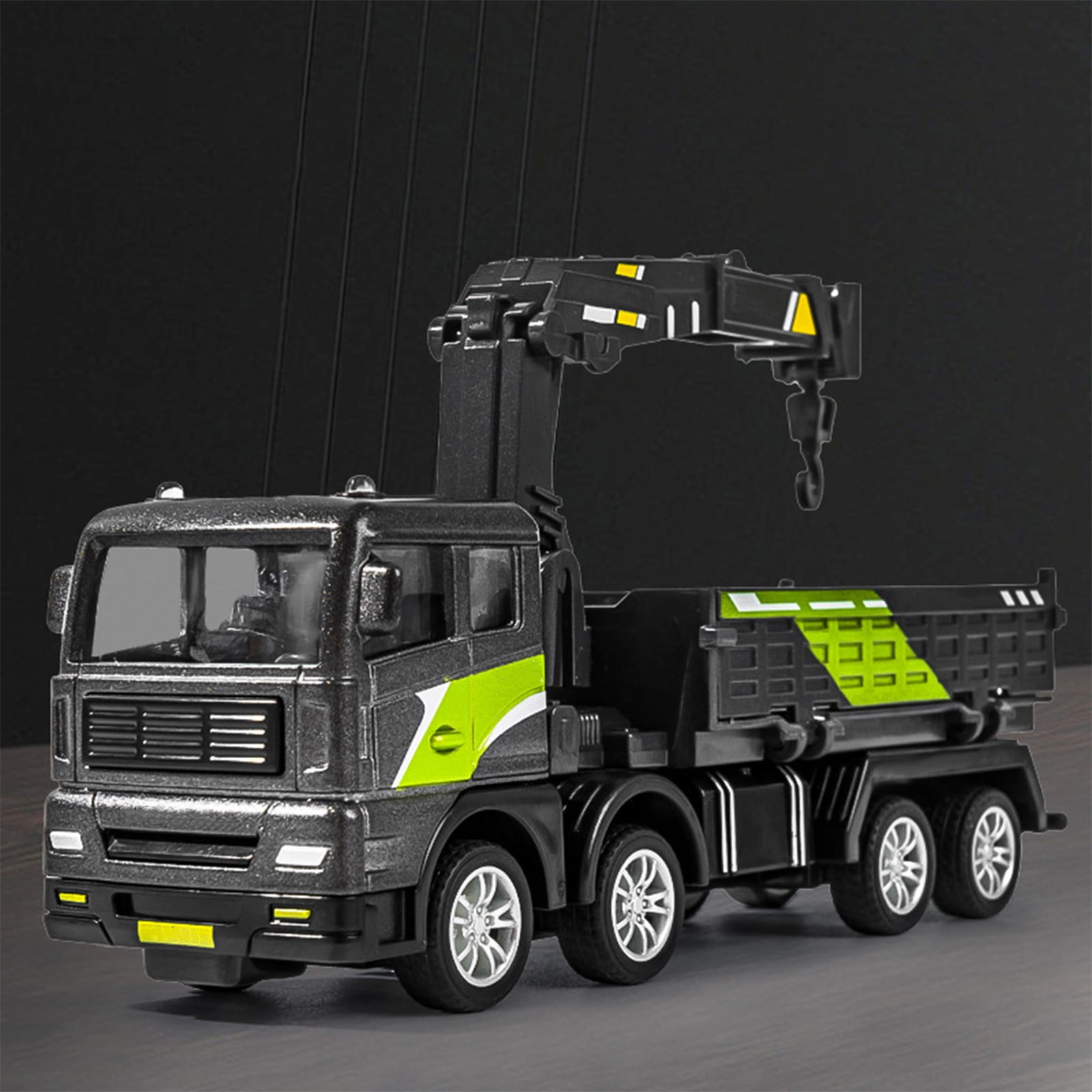 BGZLEU Crane Fire Truck Toy Truck Set - Kids Construction Crane Truck w ...