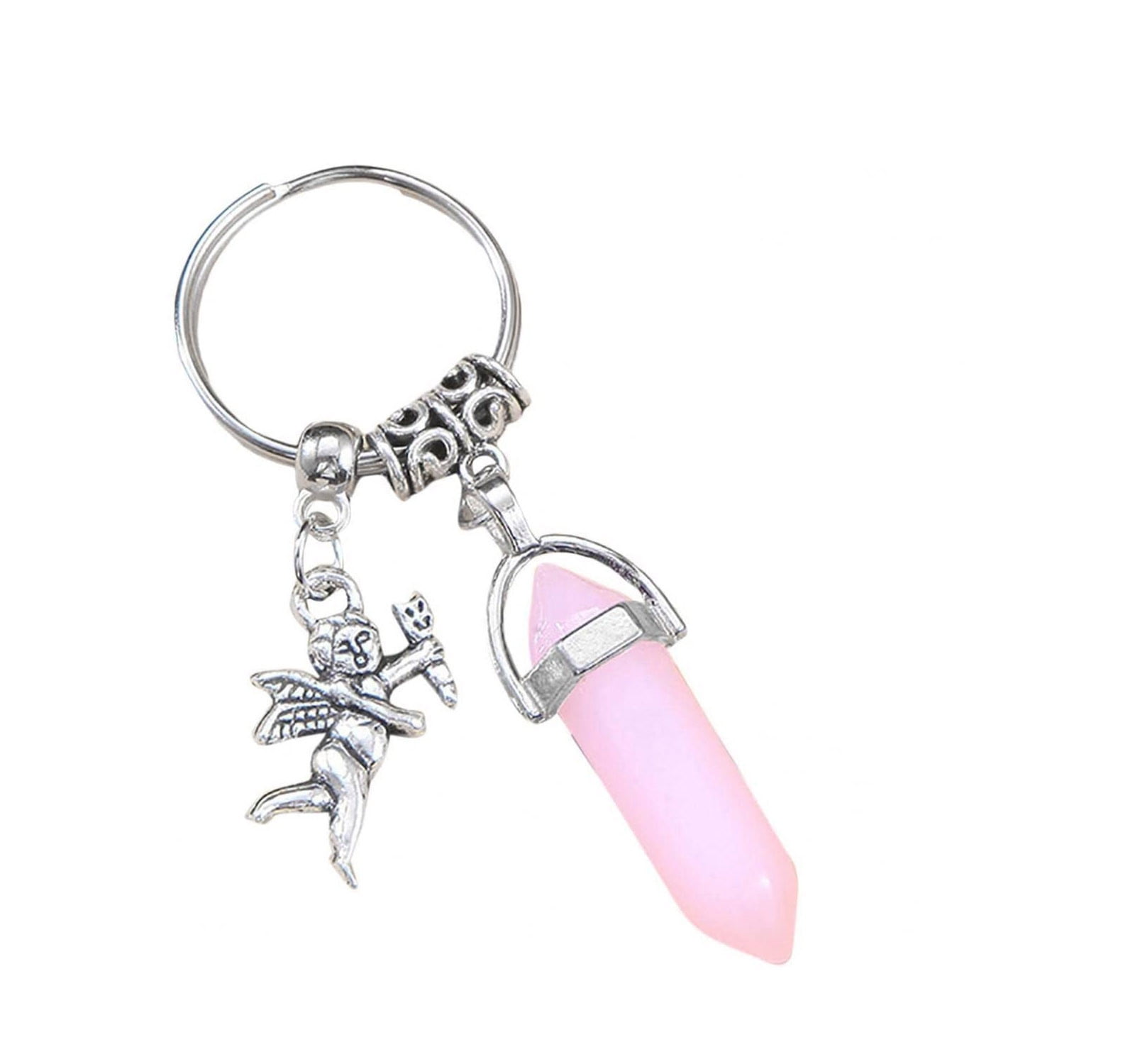 BGZLEU Crystal Keychain,Crystal Pendant Gemstone Crystal Keychain ...
