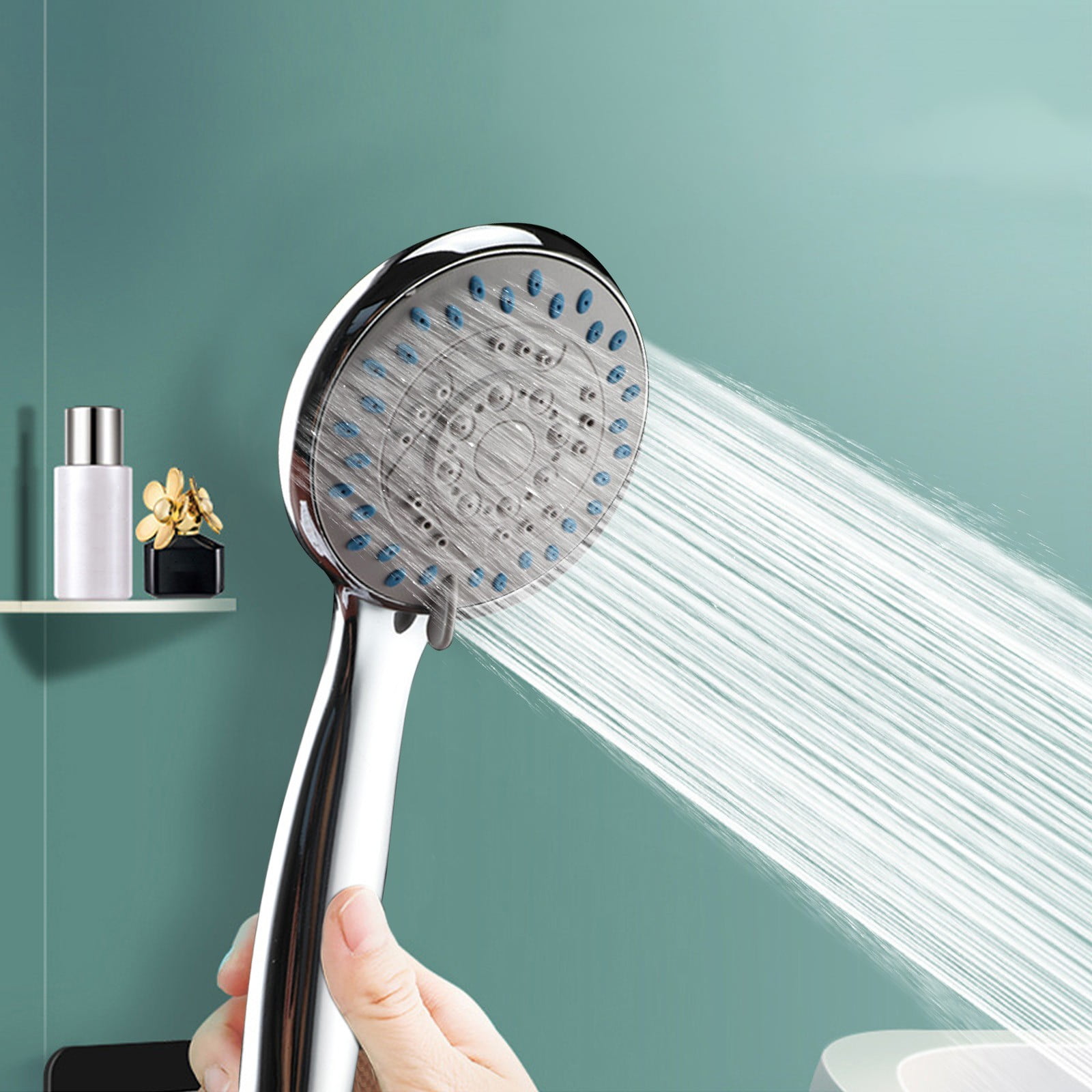 BGZLEU Hand Shower,Shower Head,3-Setting Hand Shower,Portable ...