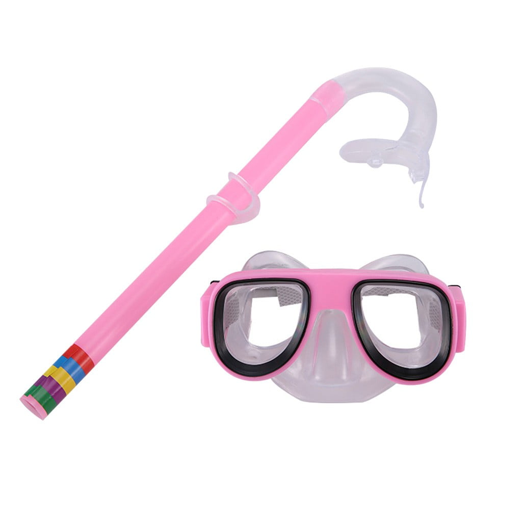 Loyerfyivos Kids Snorkel Set Dry Top Snorkeling Gear for Kids Youth ...