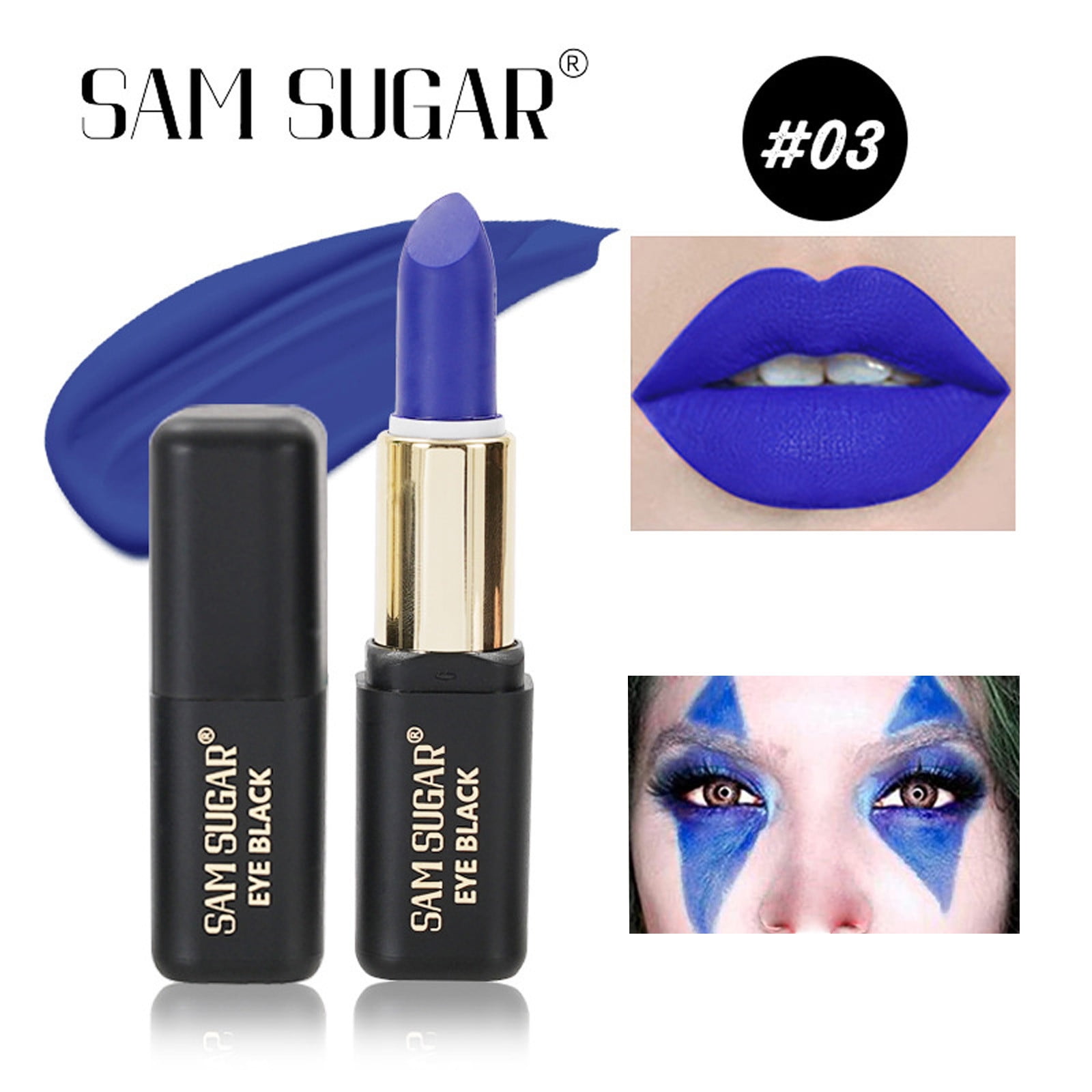 BGZLEU Klein Bluee Matte Lipstick Makeup, Long-Lasting Wear Non-Stick ...