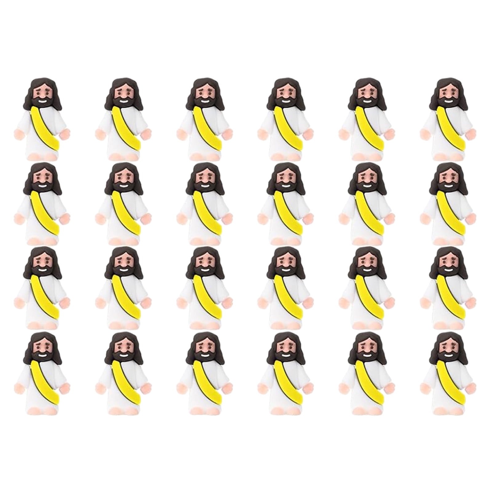 BGZLEU Mini Jesus Christ Religious Savior Action Figures, PVC, 24 Count ...