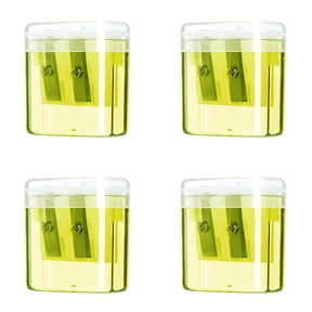 TACILIP Sharpener Four-color Heart-shaped Rotating Double Hole Pencil ...