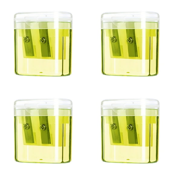 TACILIP Sharpener Four-color Heart-shaped Rotating Double Hole Pencil ...