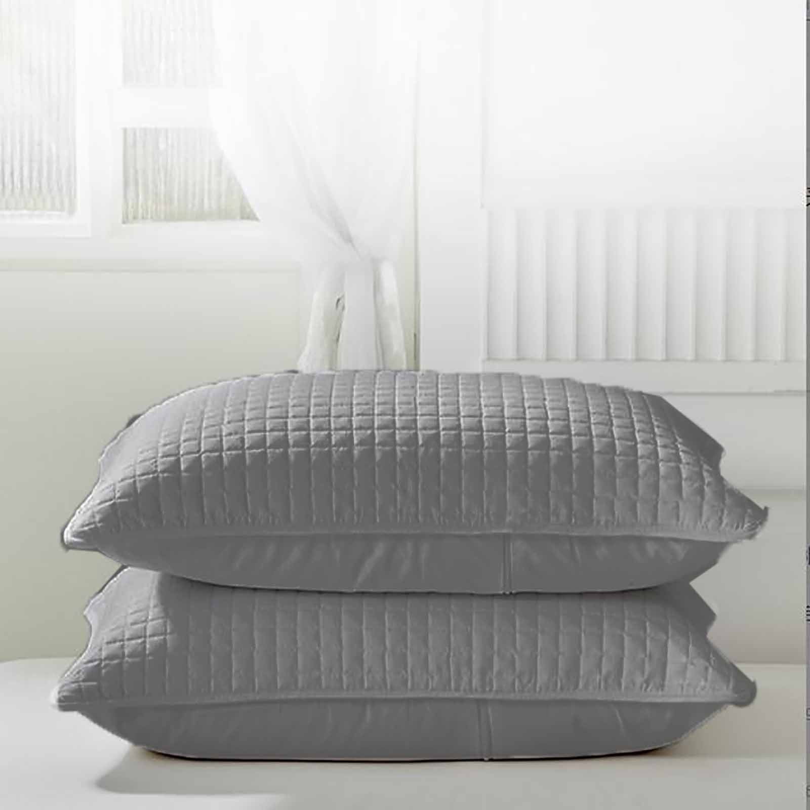 BGZLEU Pillow Protector - Feather/Down-Proof,100% Cotton, Reduce Pokes ...