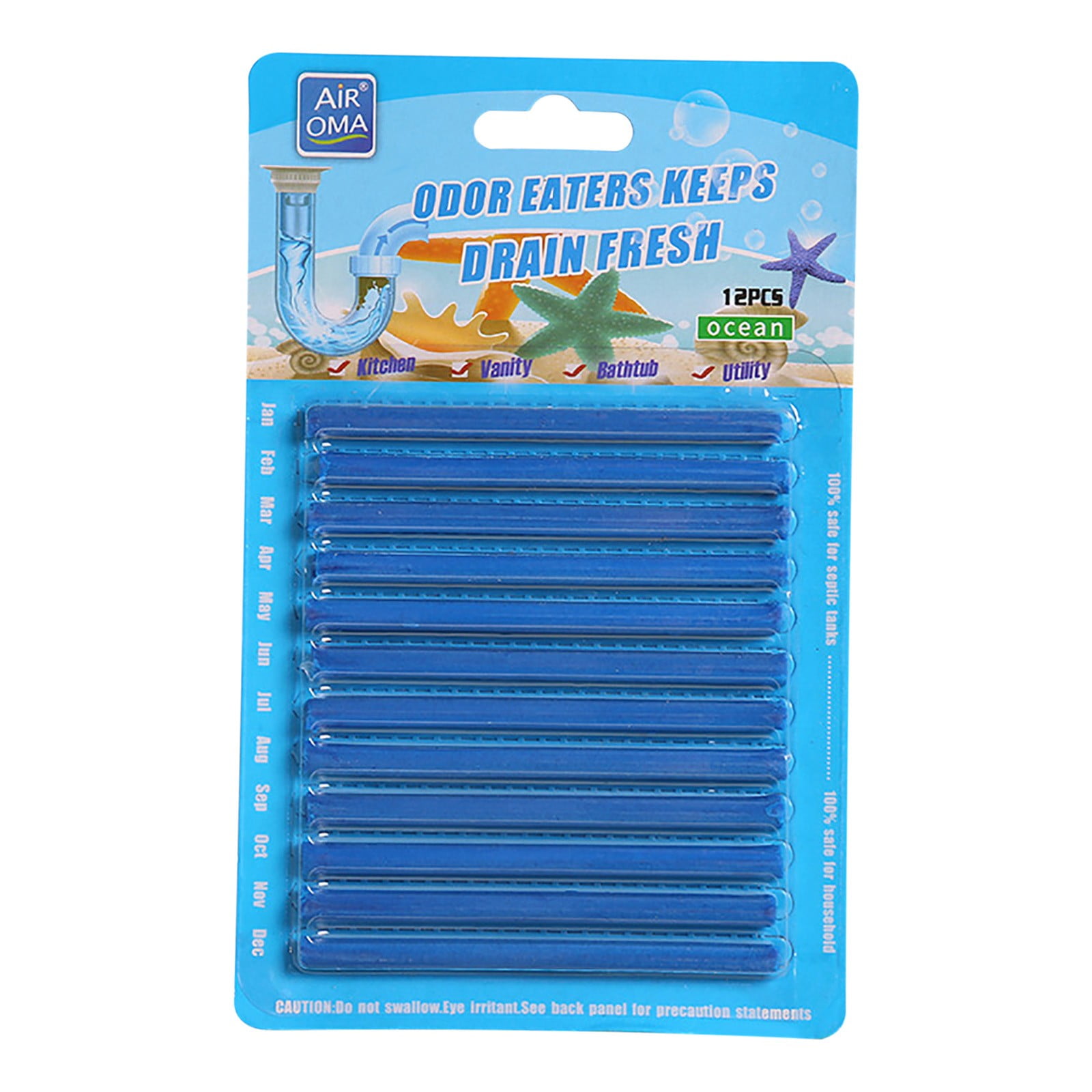 BGZLEU Sani Sticks Drain Cleaner and Deodorizer, Enzyme Pipe Cleaners ...