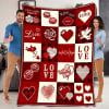 BGZLEU Valentine Love Blanket Super Soft Flannel Fleece Throw Blankets ...