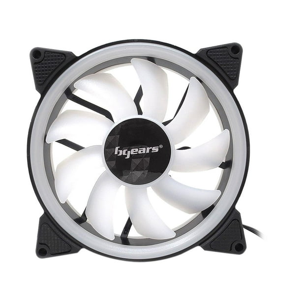 BGears b-DualRing 120mm 30 White LEDs fan with 101 CFM at 2000 RPM ...