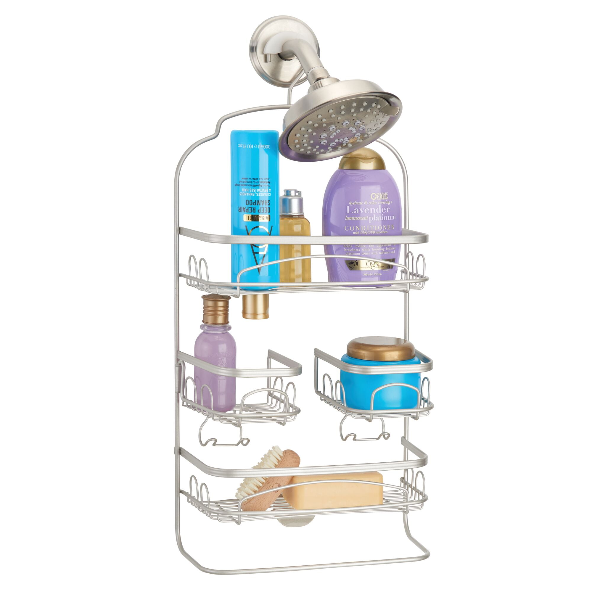 BH&G Homes & Gardens Satin Swivel Shower Caddy - Walmart.com