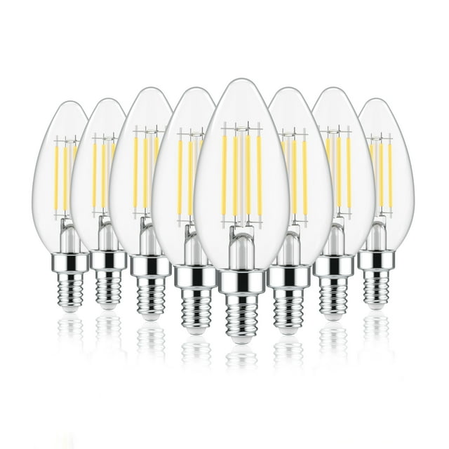 BH&G LED Light Bulb, 4.5-Watt (60W Equiv.), B10 Candle Bulb Dimmable ...