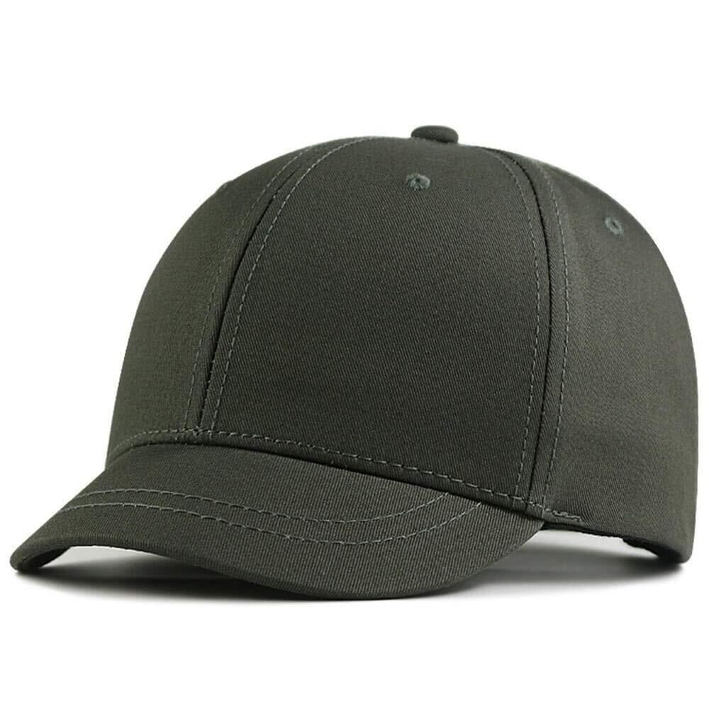 BH-JJSMGS Men Short-Bill Oversize Baseball-Cap - Plain Polo Dad Hat L ...