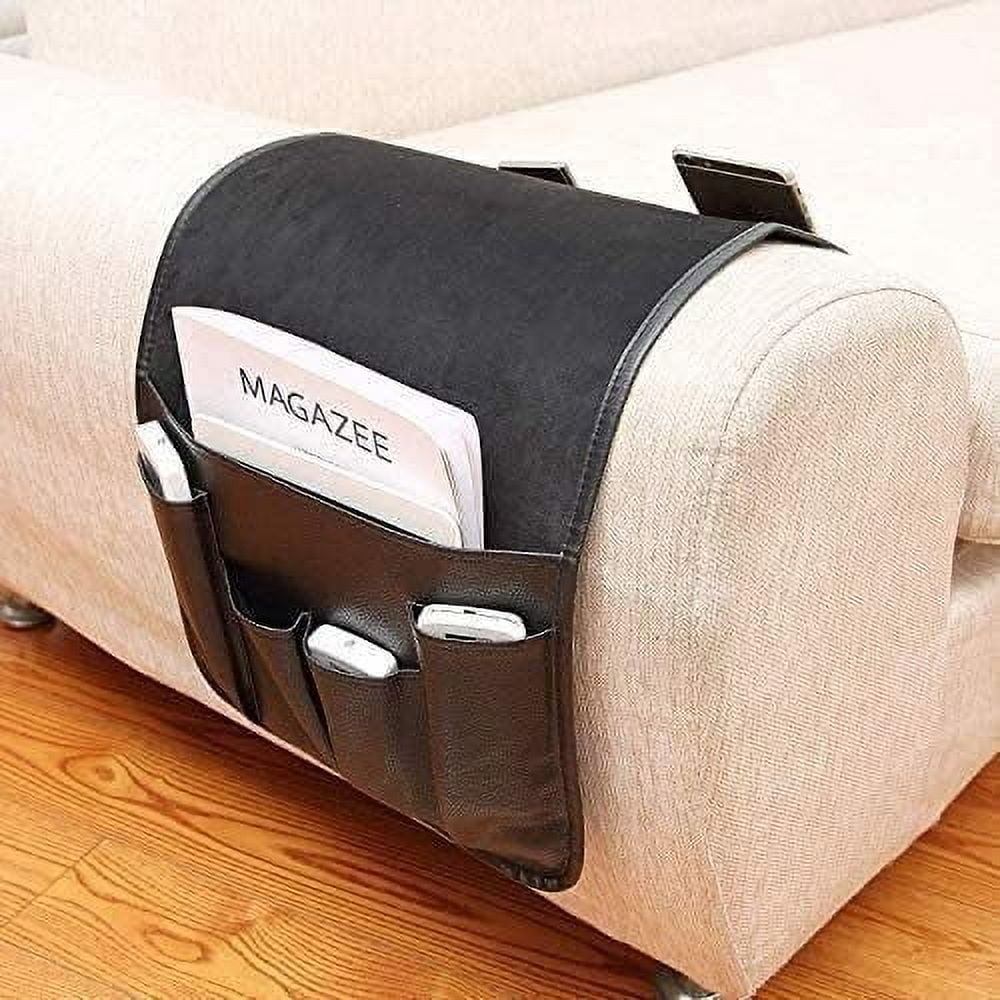 BH-JJSMGS Non-slip leather sofa arm organizer Sofa remote control ...